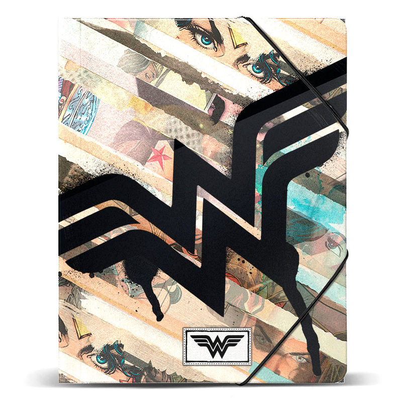 DC Comics Wonder Woman Collage A4 mappa | Fanbase webshop