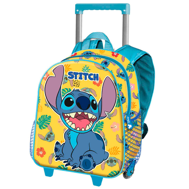 Disney Stitch Grumpy 3D gurulós táska 34cm | Fanbase webshop