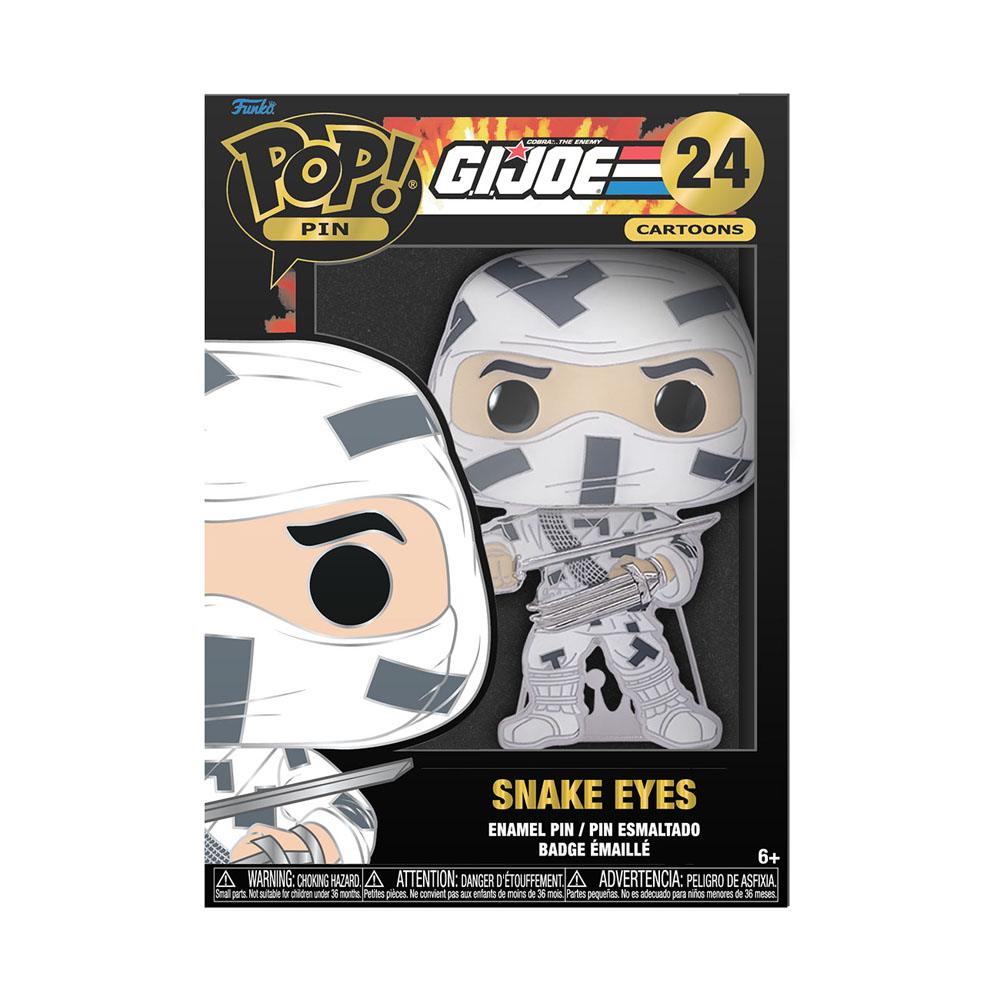 GI Joe Funko POP! Enamel Pin Snake Eyes 10 cm | Fanbase webshop