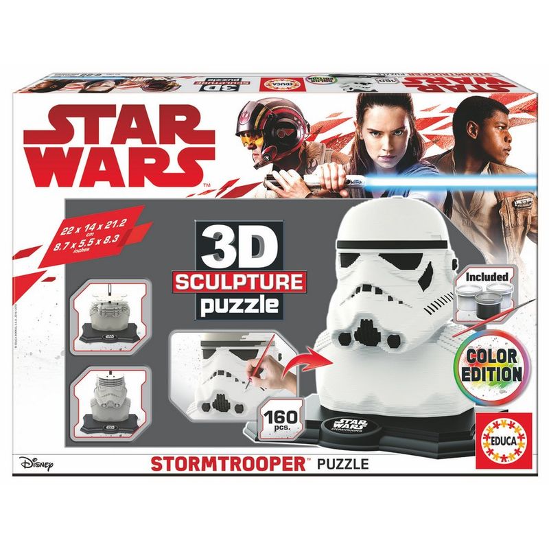 Star Wars Stormtrooper Color Edition 3D puzzle | Fanbase webshop