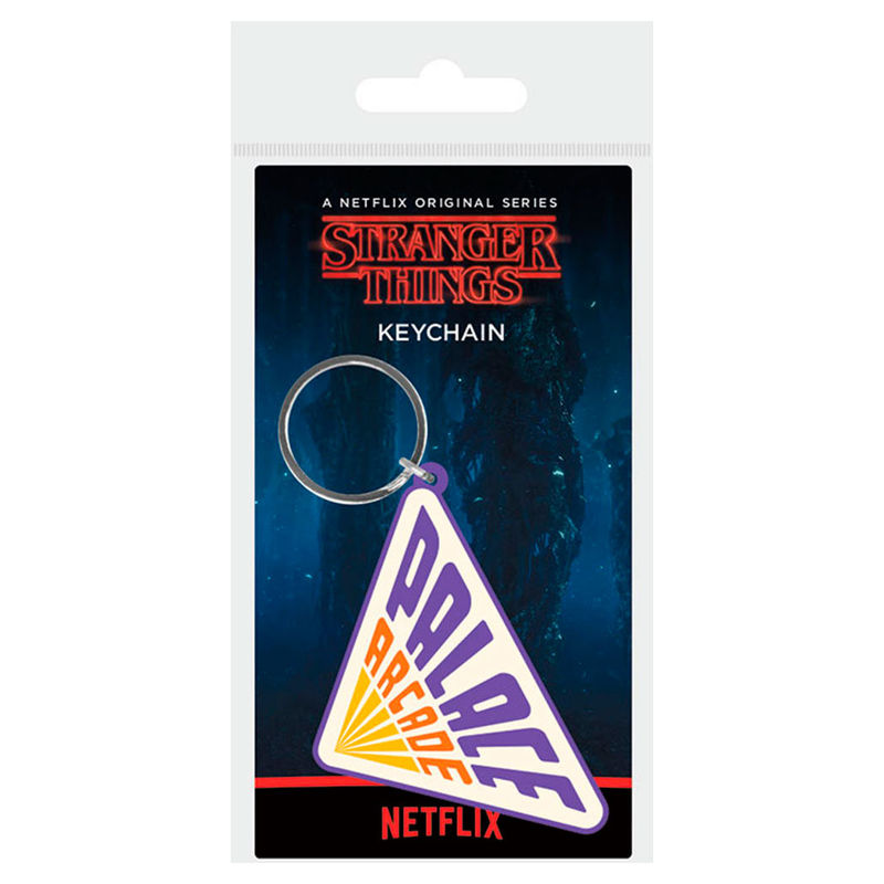Stranger Things Palace Arcade gumis kulcstartó | Fanbase webshop