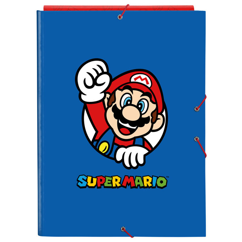 Super Mario Bros A4 kihajtható irattartó mappa | Fanbase webshop