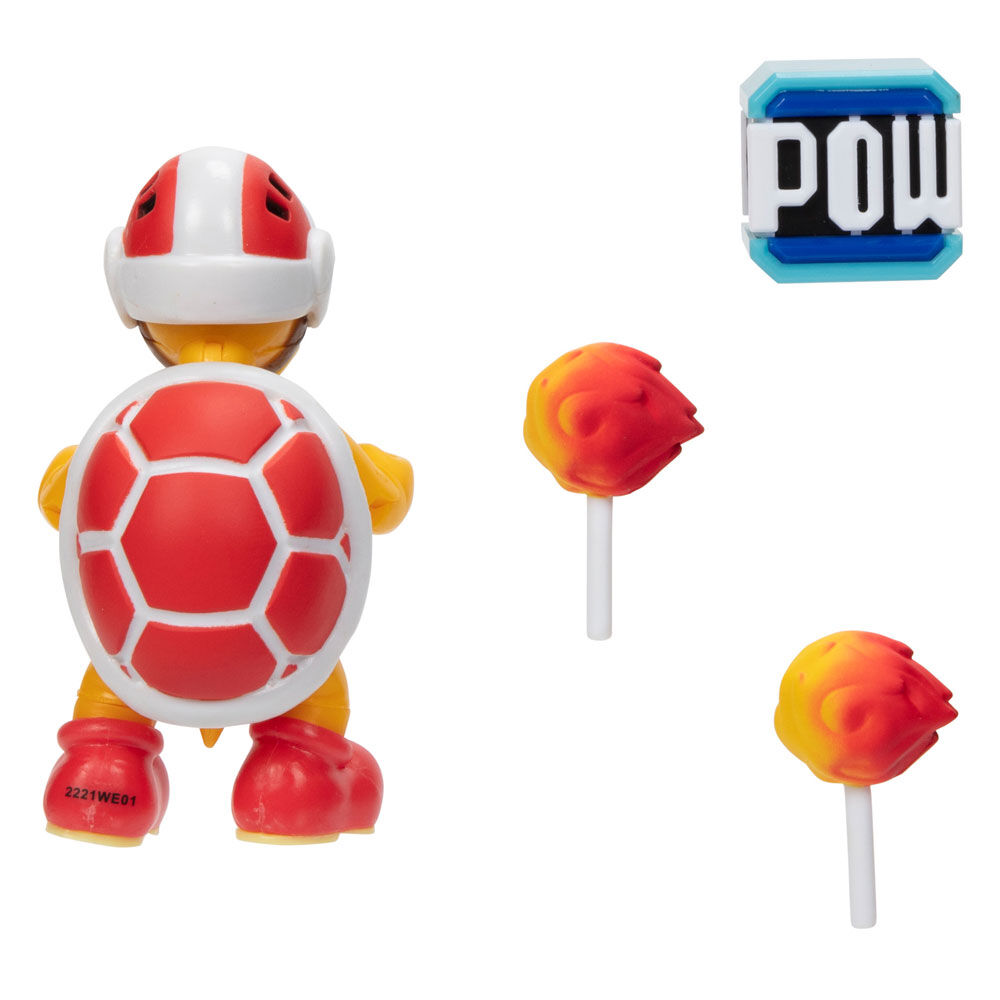 Super Mario Bros Fire Bro Gold figura 10cm | Fanbase webshop